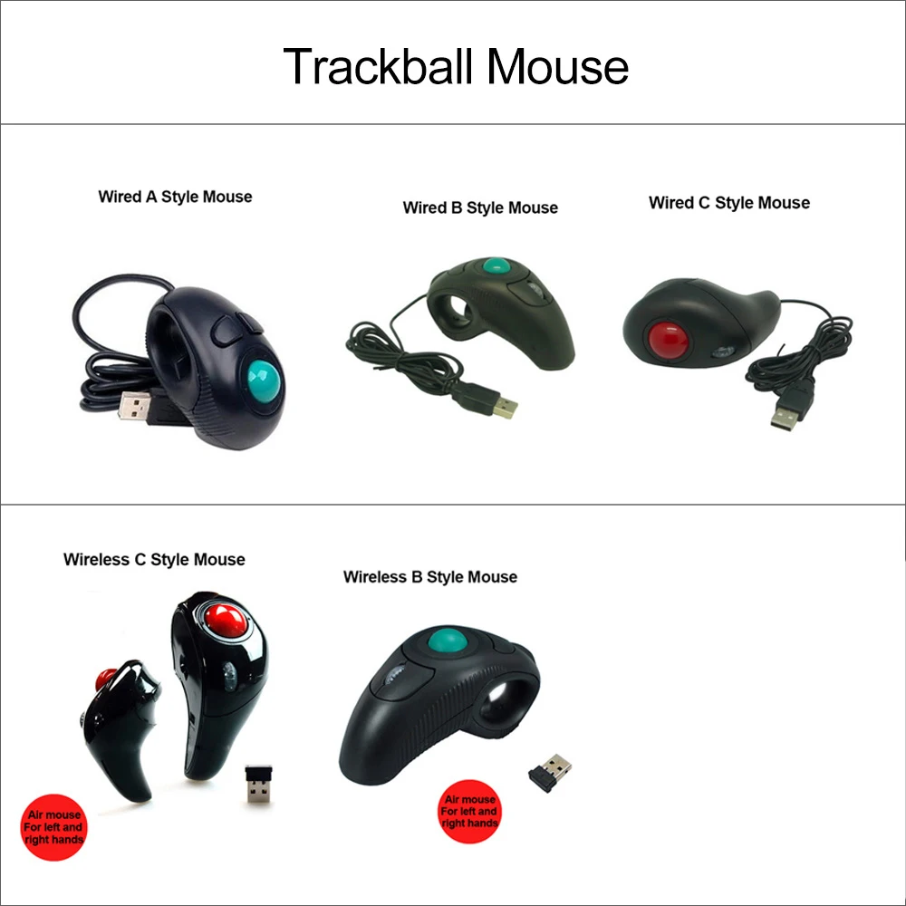 2-4G-Wireless-Trackball-Mouse-Ergonomic-Vertical-Optical-USB-Wired-Mice ...
