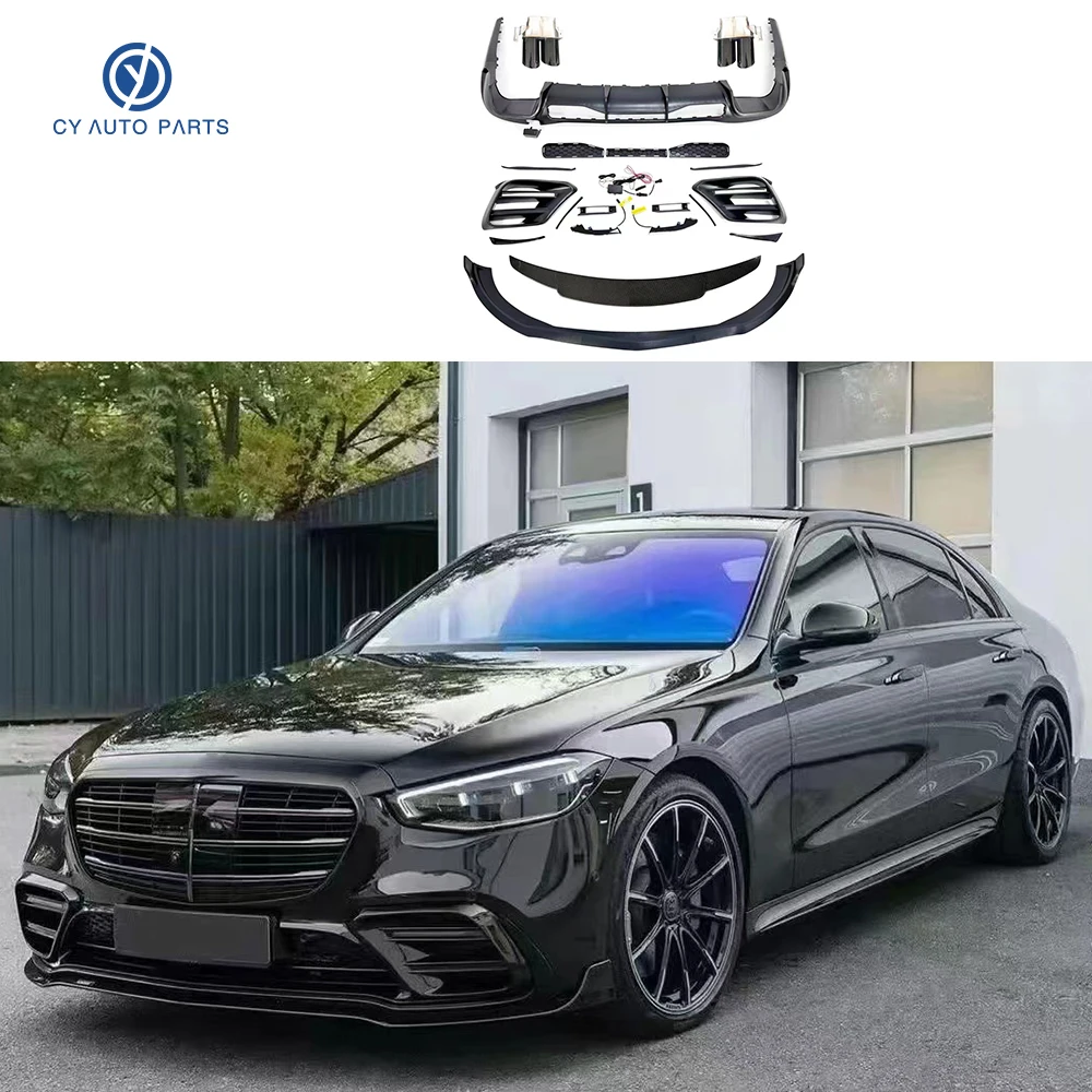 Body-Kits-For-Mercedes-Benz-W223-S-Class-Upgrade-B-Style-PP-Material ...