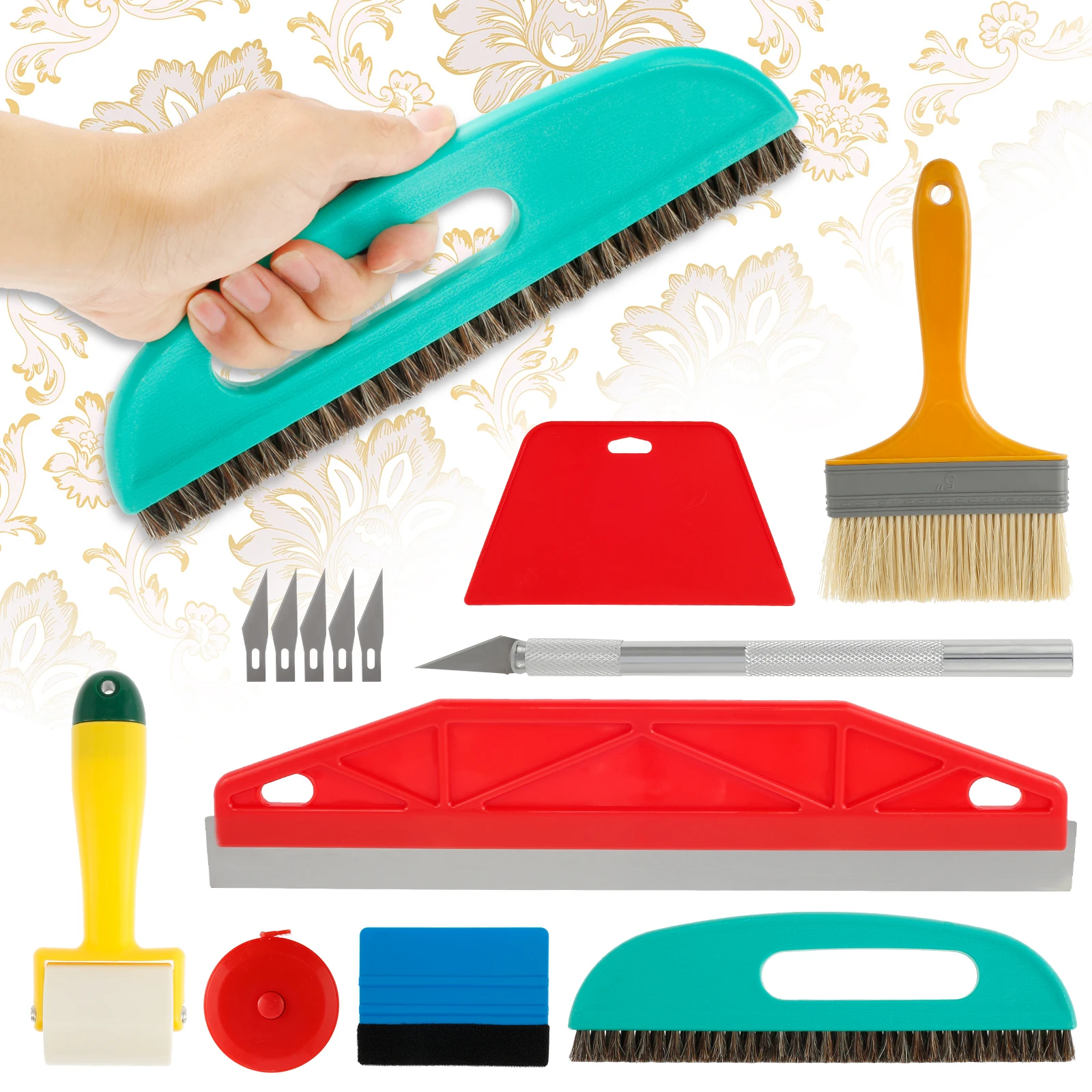13-7Pcs-Wallpaper-Smoothing-Tools-Multi-Function-Wallpaper-Tool-Set ...