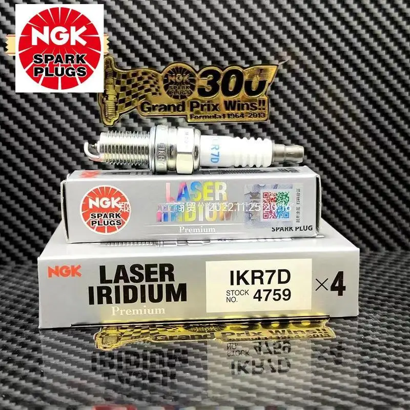 4-6Pcs-Original-NGK-IKR7D-4759-Laser-Iridium-Platinum-Spark-Plugs-For ...