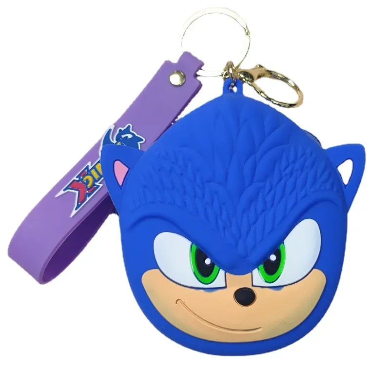 Creative-Cartoon-Sonic-Coin-Purse-Key-Chain-Tide-Cool-Sonic-Student-Men ...