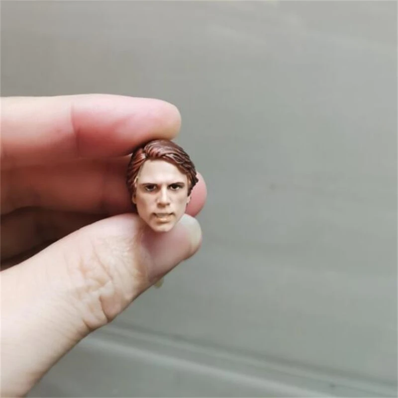 Painted 1/12 Scale Luke Skywalker Head Sculpt Fit 6" Shf Figure ...