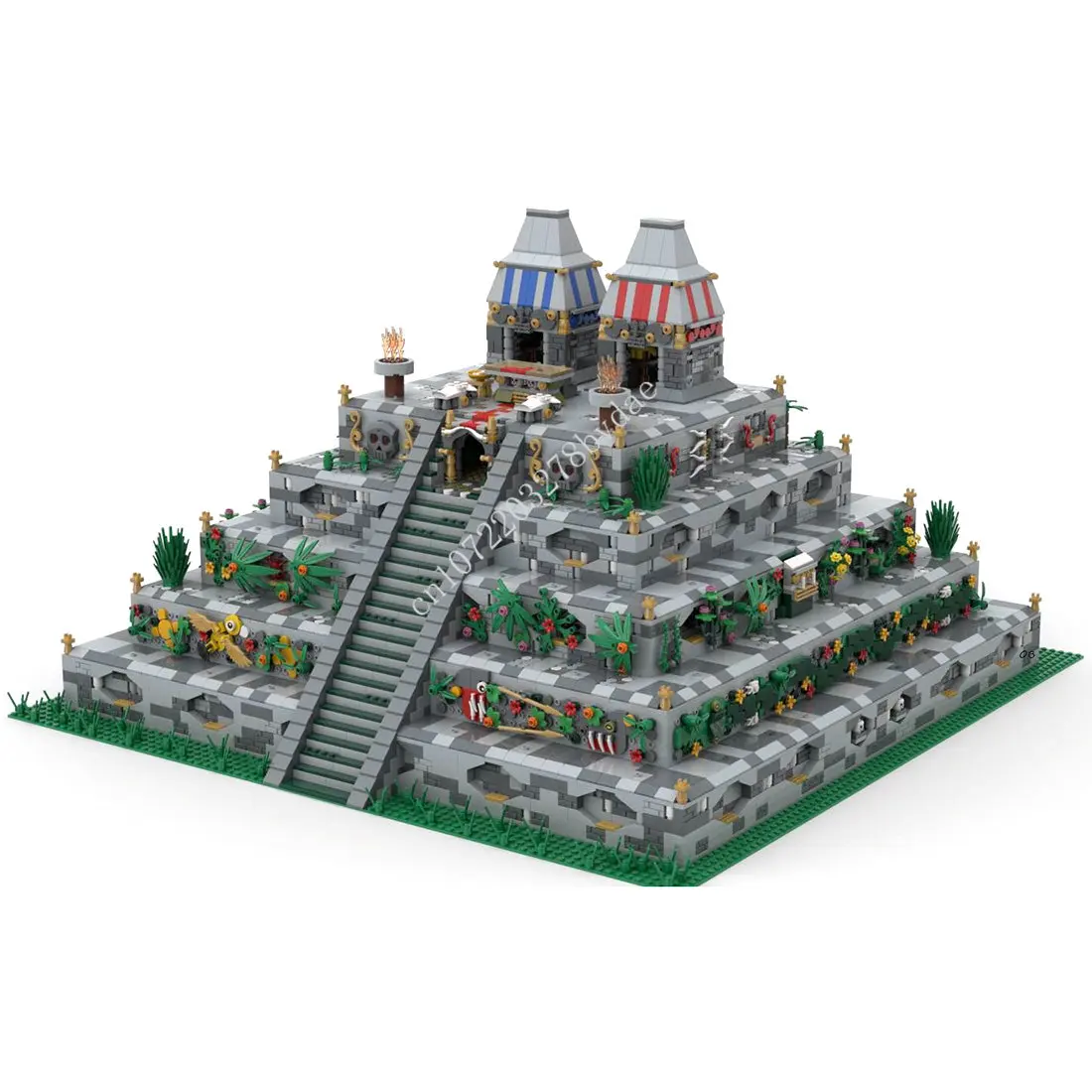 Authorized-8056Pcs-Aztec-Pyramid-MOC-66047-High-Simulation-Large ...