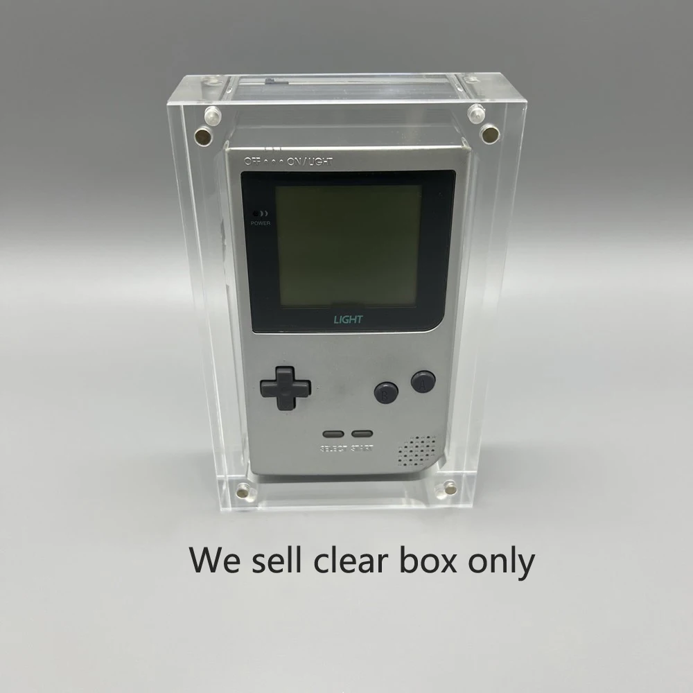 Transparent Storage Magnetic Acrylic box For gamboy light For GBL Game ...