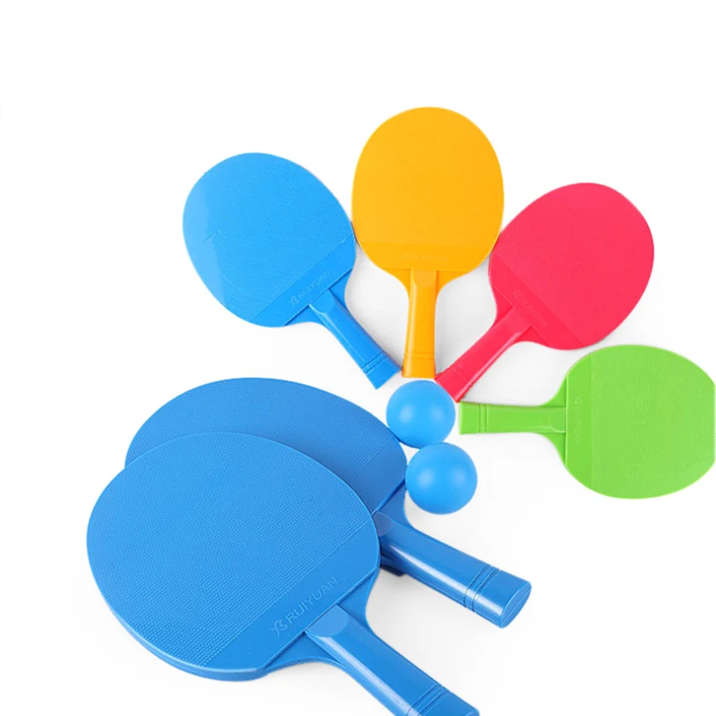 Table-Tennis-Racket-Plastic-Children-Practice-Training-Pats-Ping-Pong ...