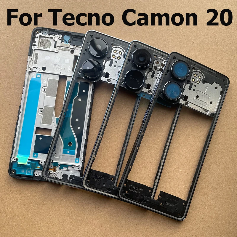 Middle Frame For Tecno Camon 20 Front Back Frame Plate Housing Front ...