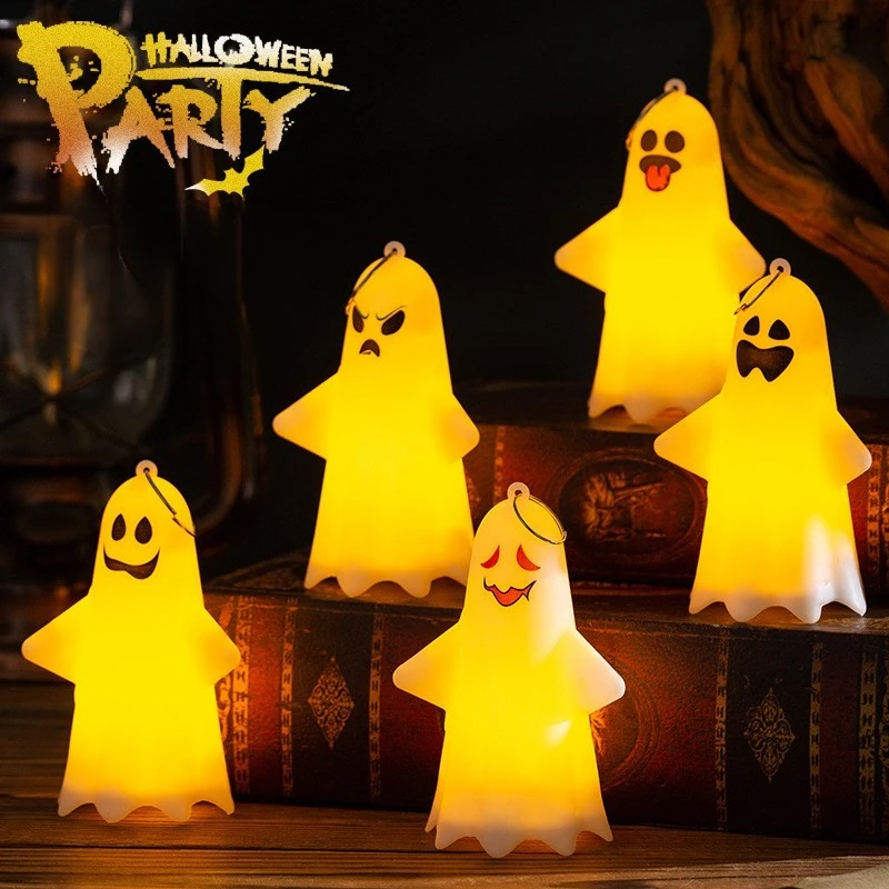 New Arrival Halloween Cute Portable Mischief Ghost Night Light Pendant ...