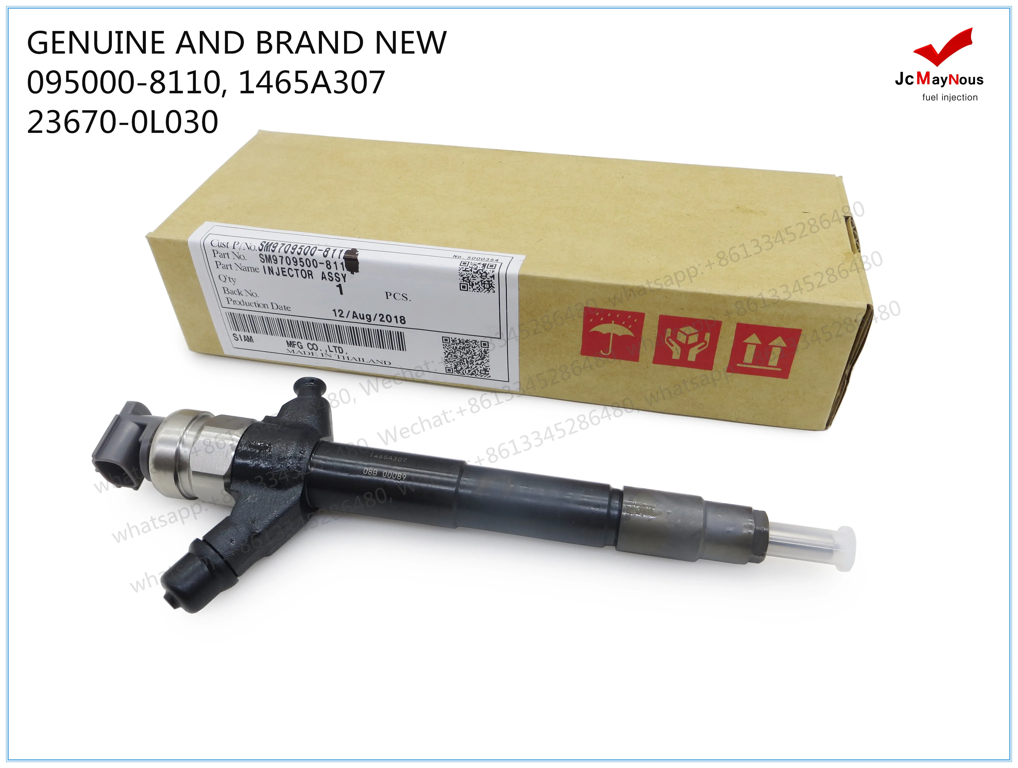 GENUINE AND BRAND NEW DIESEL COMMON RAIL FUEL INJECTOR 095000 8110 ...