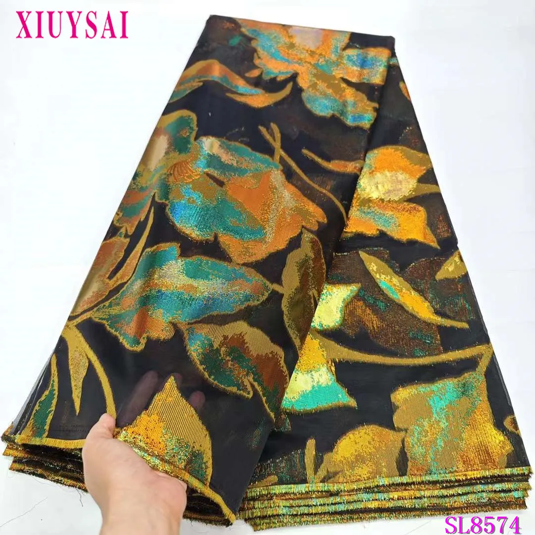 African-Gilding-Brocade-Lace-Fabric-for-Women-Nigerian-French-Jacquard ...