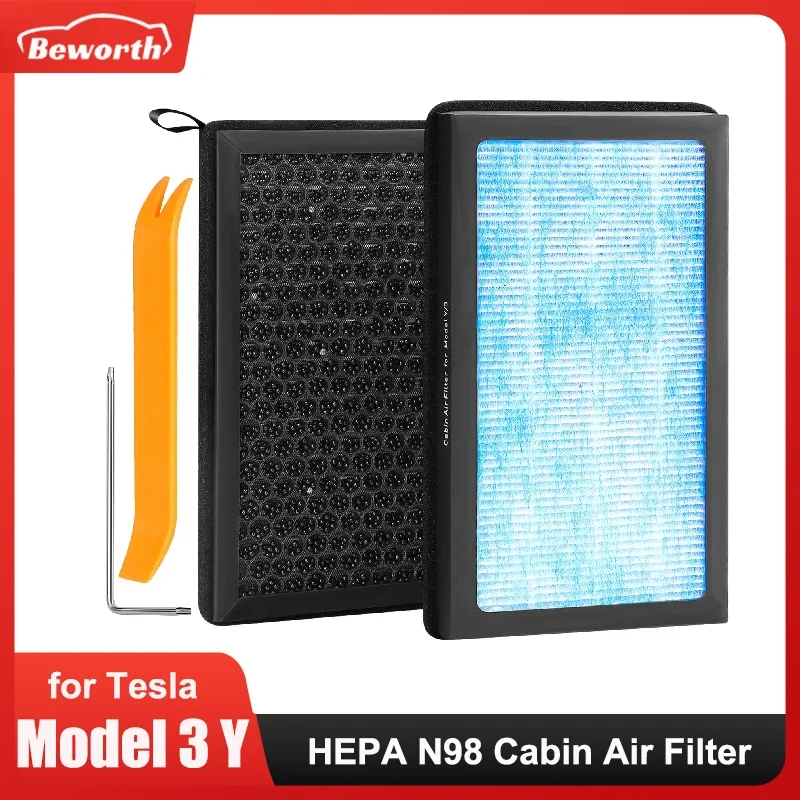 HEPA-N98-Cabin-Air-Filter-for-Tesla-Model-3-Model-Y-Air-Filters ...
