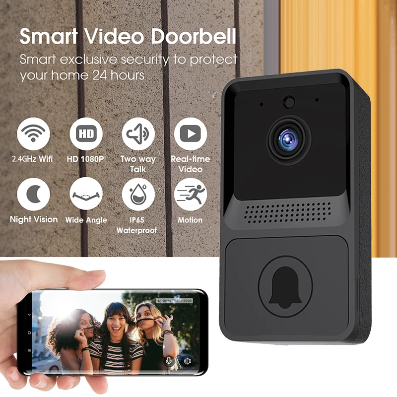 WIFI-HD-Smart-Home-Visual-Doorbell-High-Resolution-Security-Video ...
