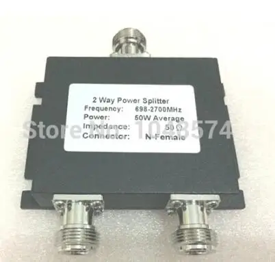 698~2700MHz Splitter 2 Way N Female Splitter Power Divider for 2G 3G 4G ...