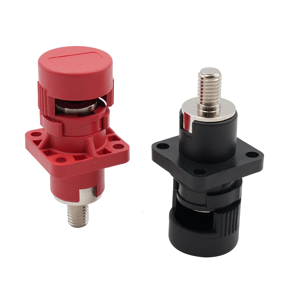 2pcs 250A Through-wall Terminal Lithium Battery Positive Negative ...