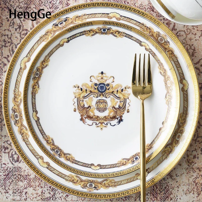 European Ceramic Plate Creativity Home Steak Dinner Plates Ancient ...