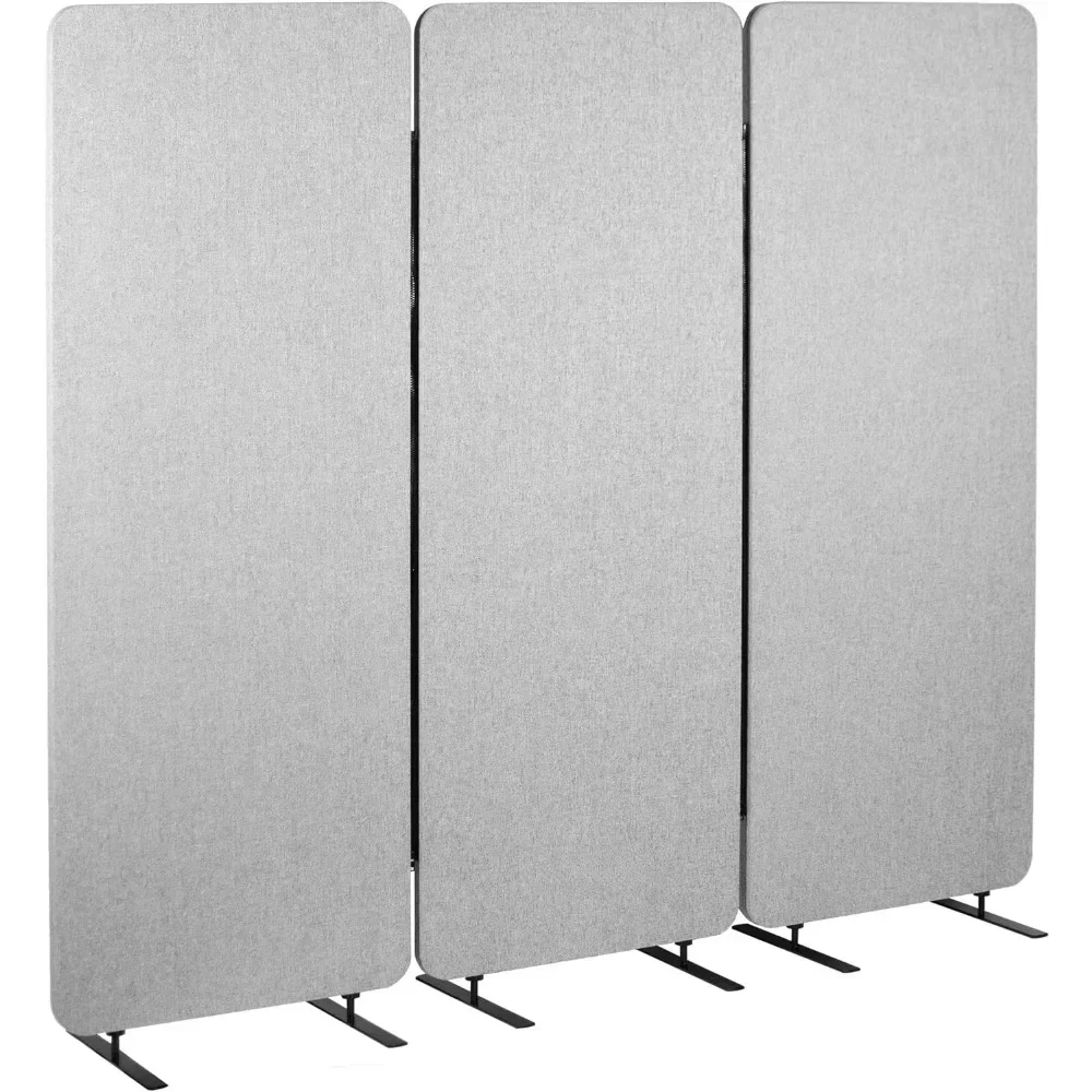 Freestanding-72-x-66-inch-Privacy-Panel-Cubicle-Divider-Acoustic-Wall ...