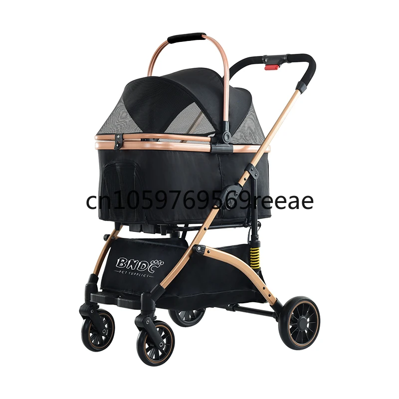 Foldable-Small-Luxury-Portable-Four-Wheels-Cat-Pet-Carrier-Japan-Pet ...