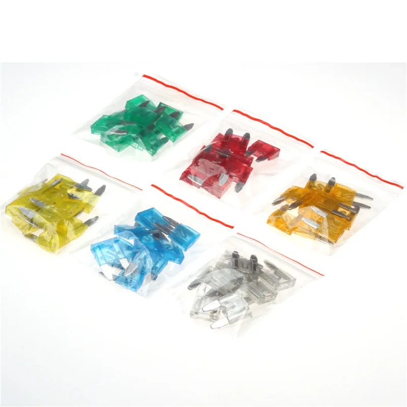 60pcs-Car-Fuses-5A-10A-15A-20A-25A-30A-AMP-small-Micro-Auto-Blade-Kit ...
