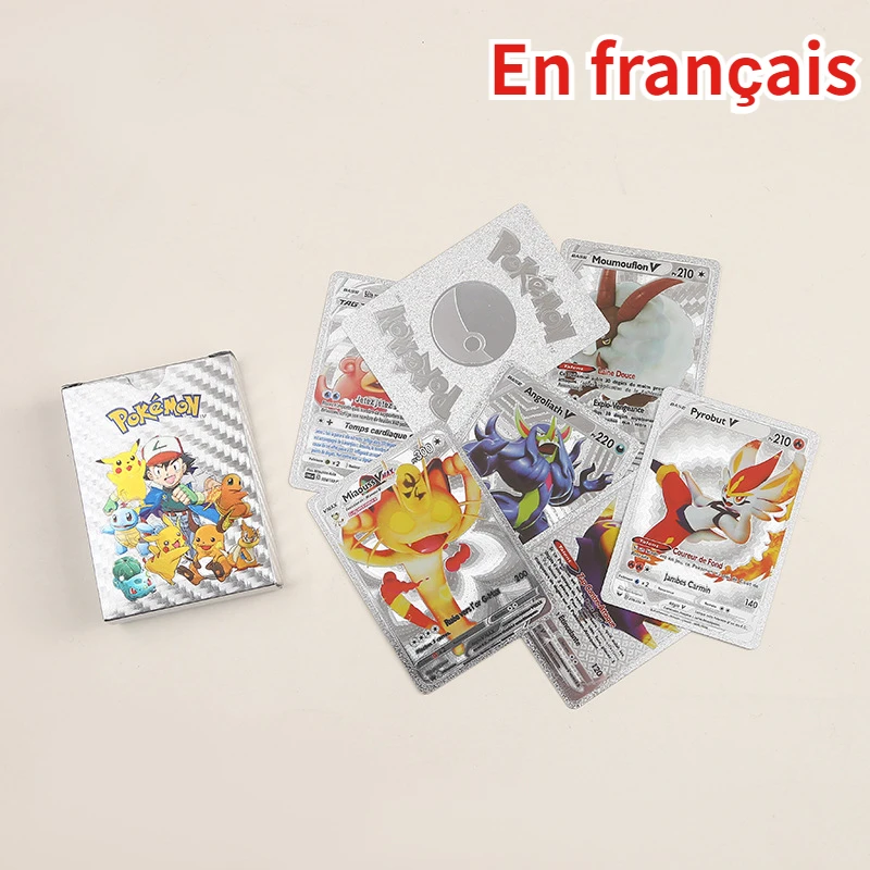 Cartoon Colorful Card VMAX Charizard Pikachu Arceus Gold Black Silver ...