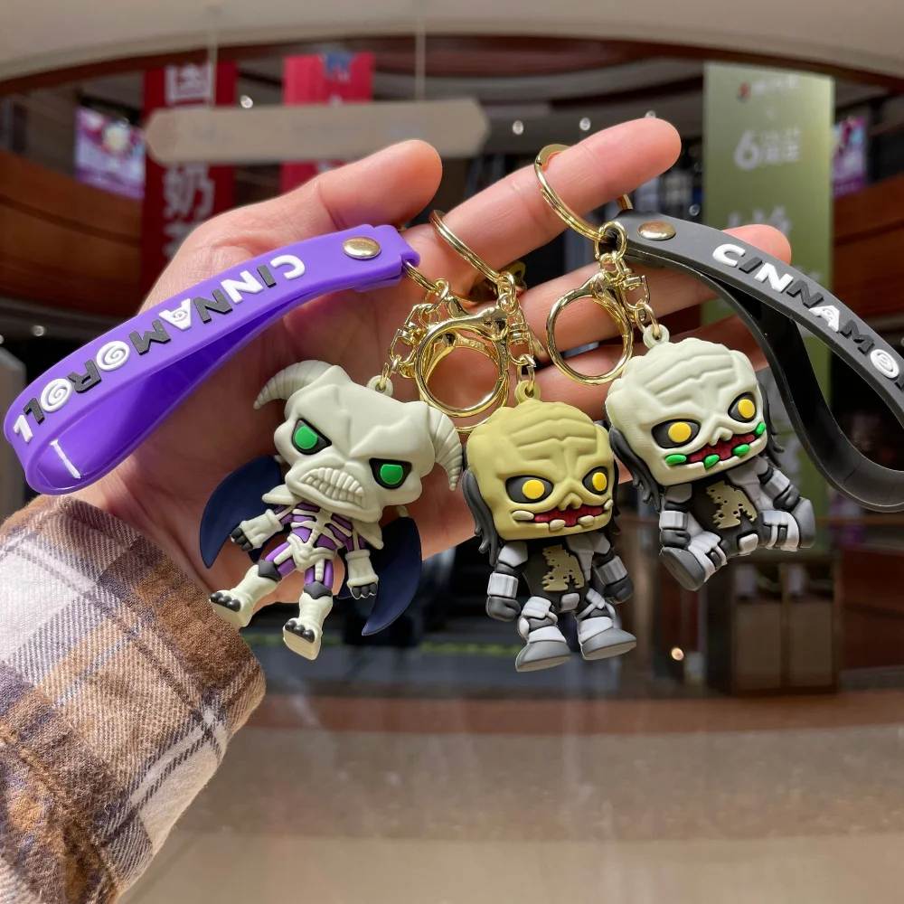 Disney-Cartoon-Anime-Alien-vs-Predator-Pendant-Keychain-Car-Key-Chain ...