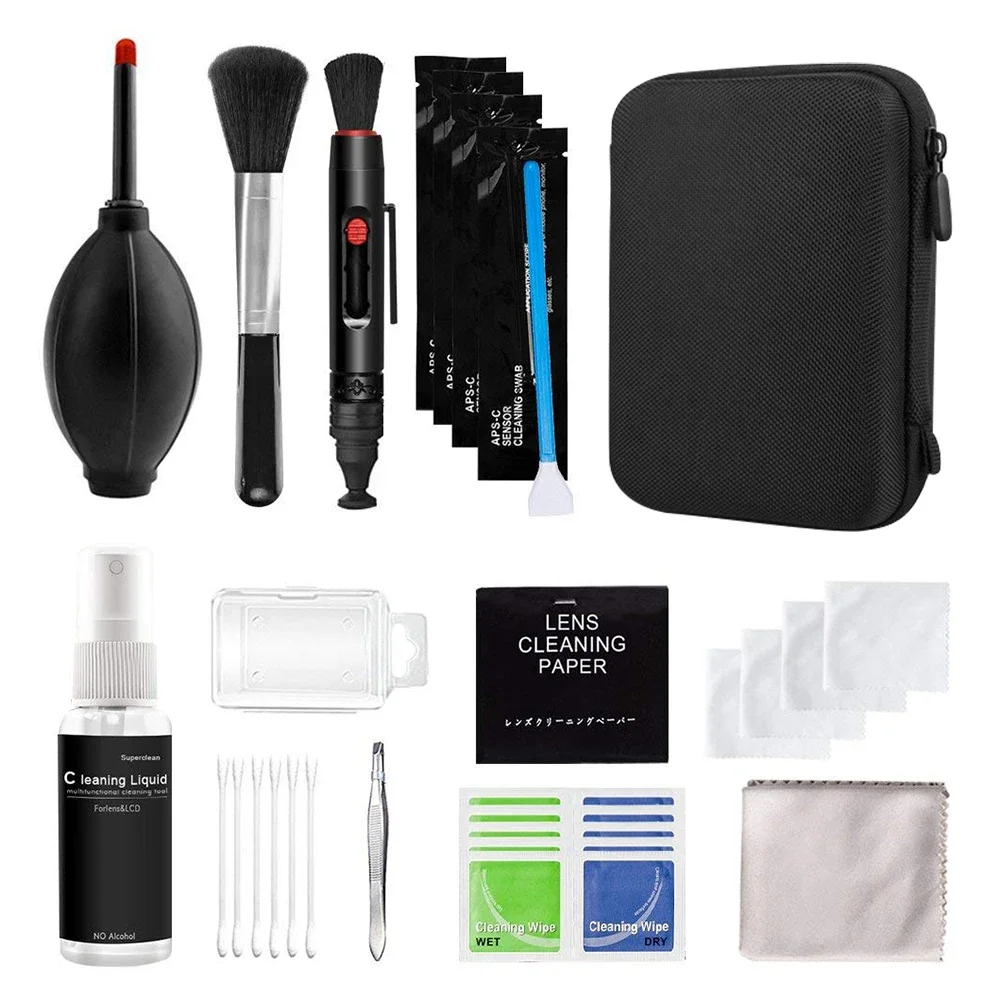 19-47pcs Camera Cleaner Kit DSLR Lens Digital Camera Sensor Cleaning ...