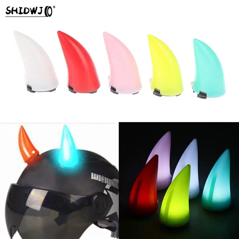 Personalized-Universal-Motorcycle-Helmet-Glow-Devil-s-Horn-Outdoor ...