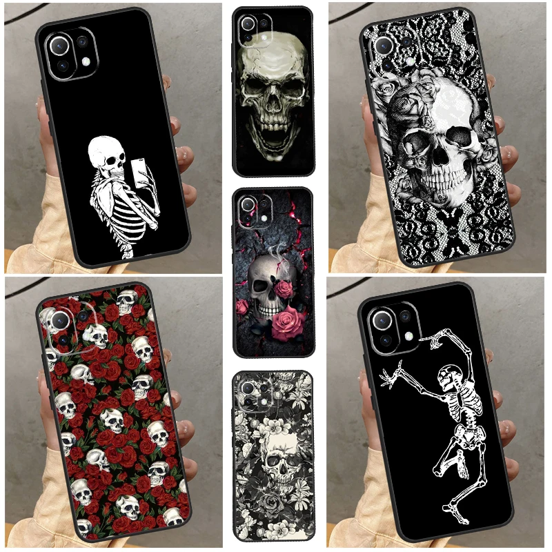 Gothic Fashion Skull For POCO X3 X4 X5 Pro F5 M5 F3 F4 GT Cover For ...