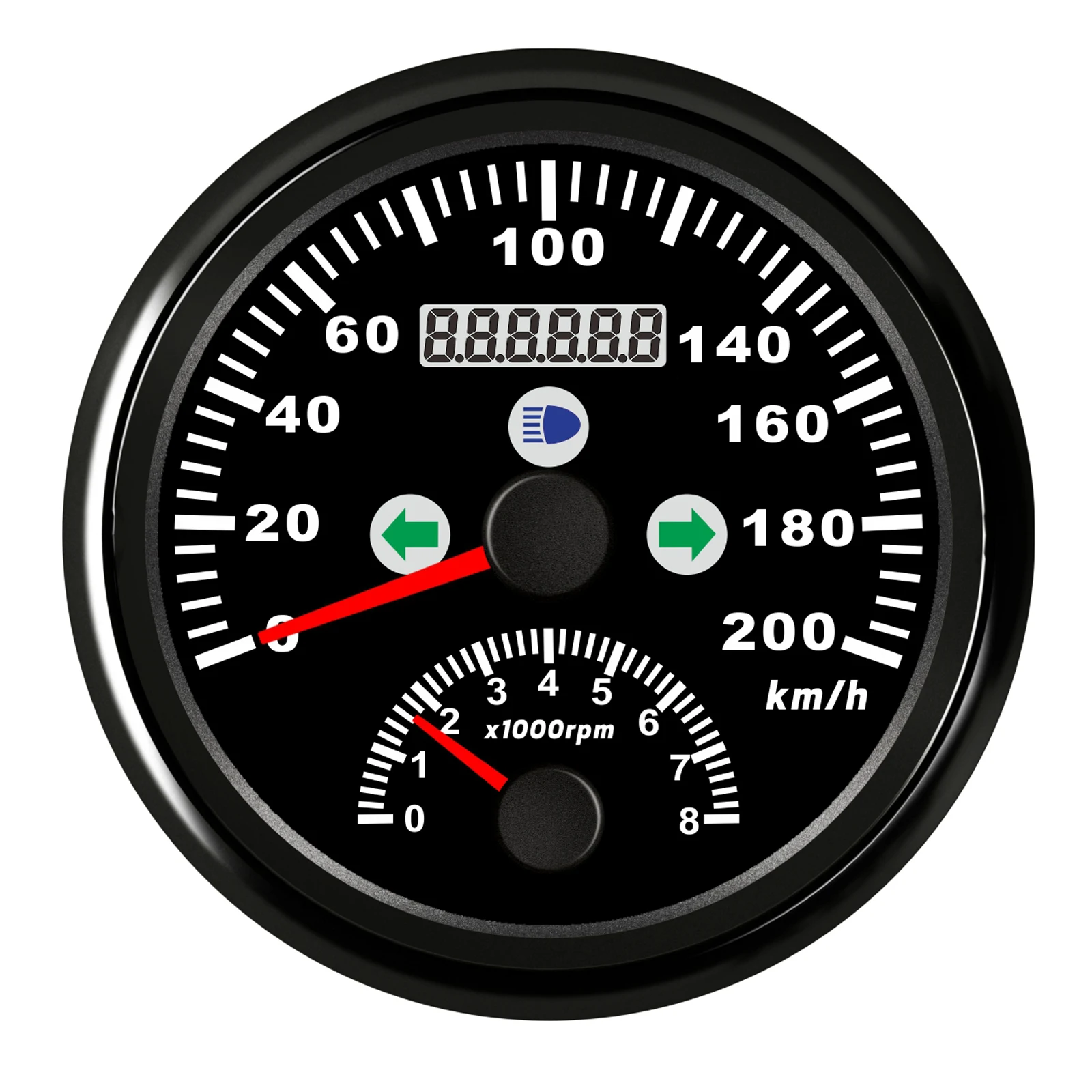 Veloc-metro-Digital-GPS-de-85mm-medidor-de-velocidad-de-0-200-Km-h-tac ...