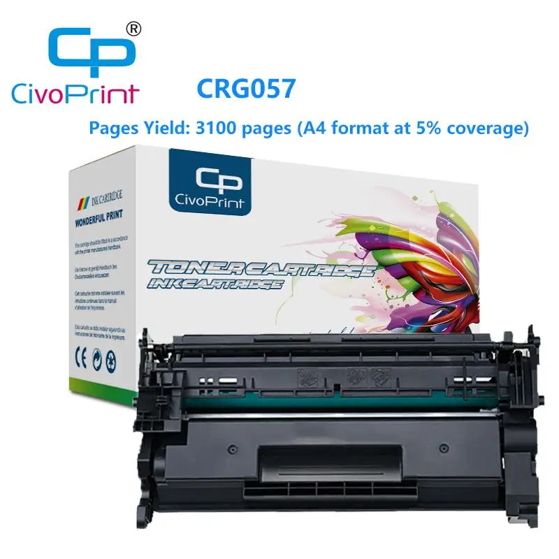 Civoprint Crg057 Toner Cartridge 057 Compatible For Canon I-sensys ...