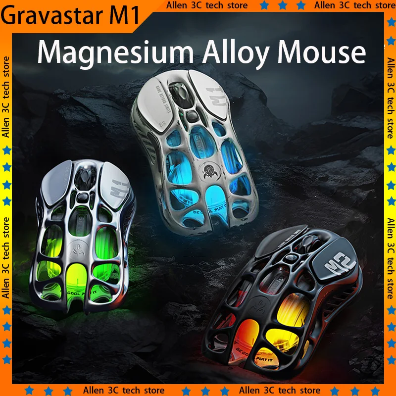 Gravastar-rat-n-inal-mbrico-M1-Mouse-hueco-de-aleaci-n-de-magnesio-tres ...