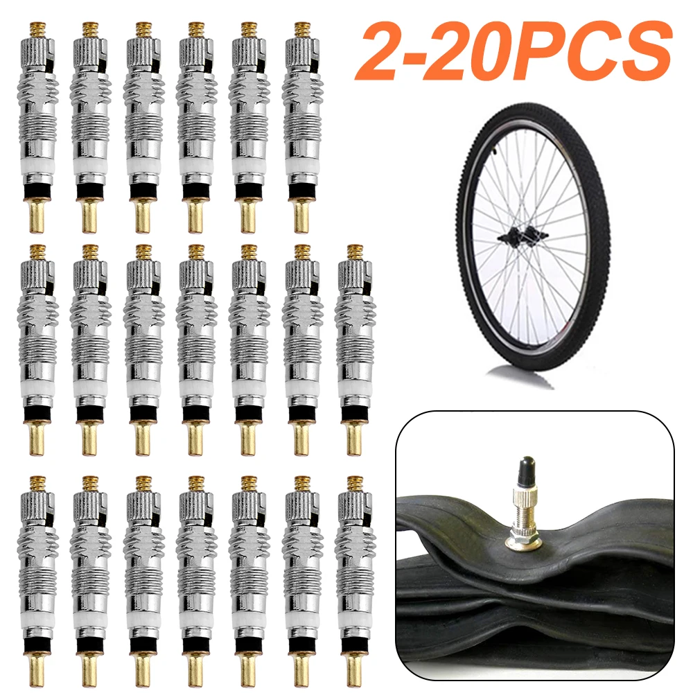 2-20pcs-Silver-Detachable-Presta-Valve-Core-Replacement-for-Bicycle-MTB ...
