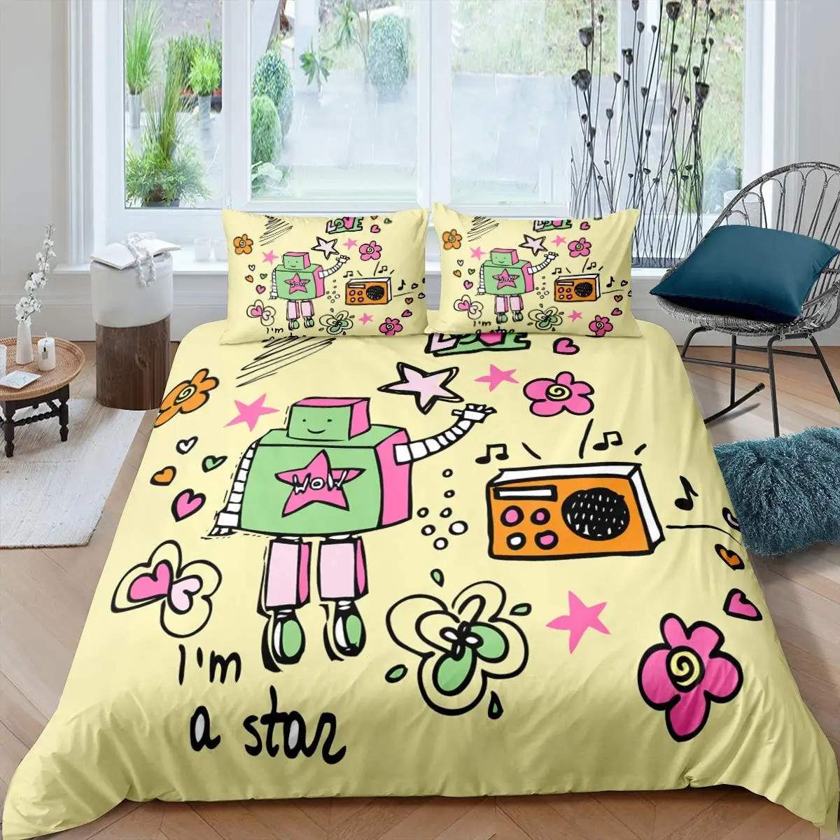 Robot Bed Sheets