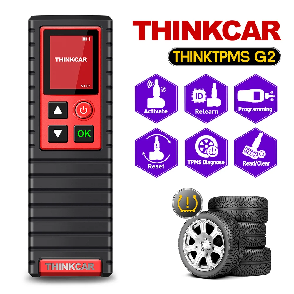 Thinkcar Thinktpms G2 Tpms Wireless Tire Pressure Diagnostic Tool Car ...