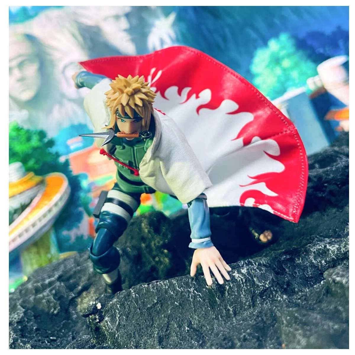 Handmade-SHF-Namikaze-Minato-Anime-Figura-de-A-o-Personagem-Manto ...