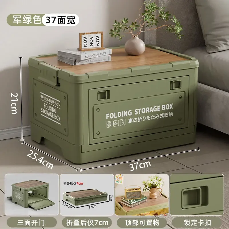 Bedside-Storage-Box-Household-Folding-Outdoor-Camping-Book-Clothes ...