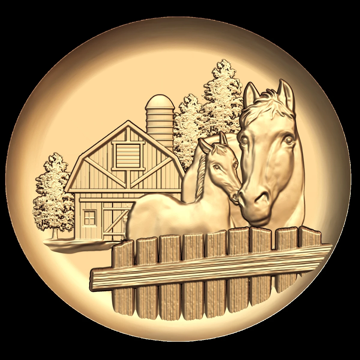 Caballo 3D modelo en relieve para enrutador CNC impresora 3D Artcam ...