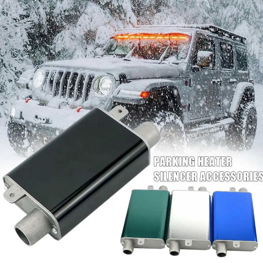 24mm Parking Heater Muffler Air Heater Aluminum Alloy Muffler ...