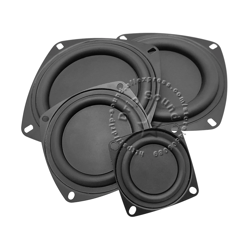2pcs 52.5mm/78mm/105mm Square Speaker Passive Radiator Auxiliary Bass ...