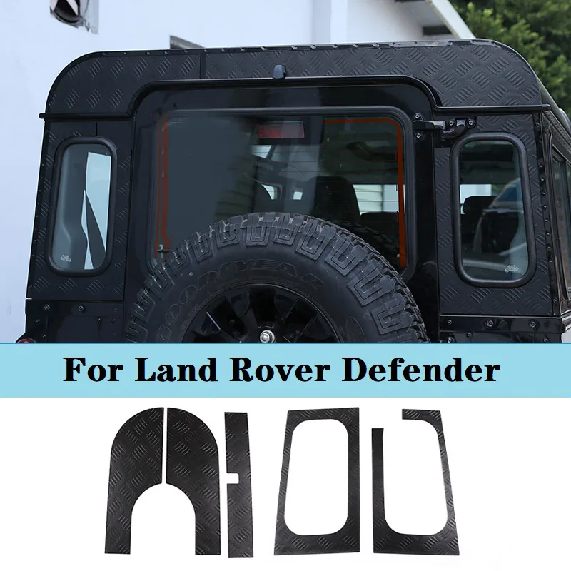 For Land Rover Defender 2004-18 Exterior Details Alloy Black Car ...