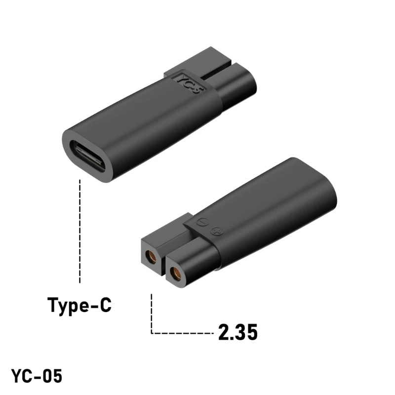 Composant électronique,Chargeur USB Type C ConAPP ou adaptateur,6 pièces,alimentation de rasage ...
