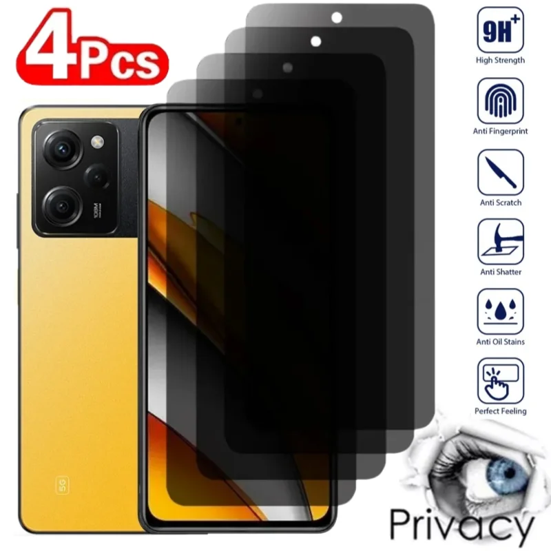 Privacy-Tempered-Glass-for-Xiaomi-Redmi-Note-12-11-10-S-T-Pro-5G-Anti ...