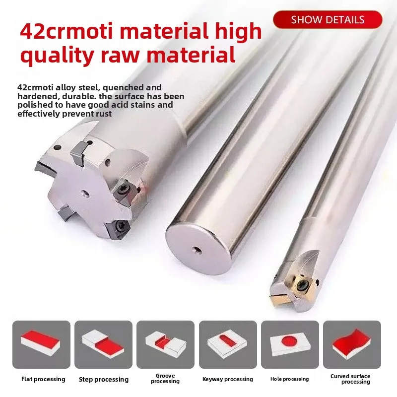 CNC TE90 Fast Feed Rob 90 Degree Right Angle with Large Depth High ...