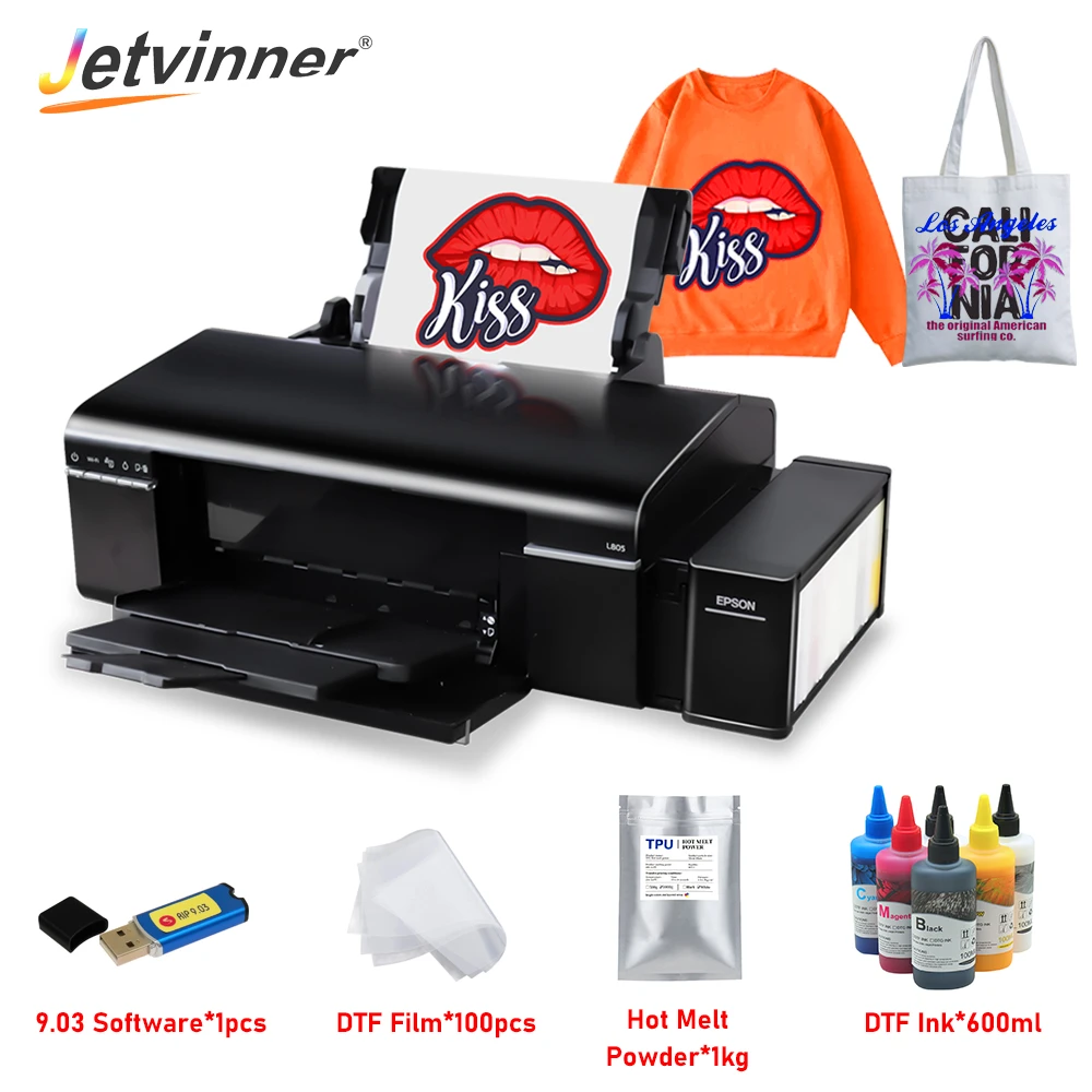 A4 Dtf Printer For Epson L805 Transfer Printer Directly To Film T Shirt Printing Machine For ...