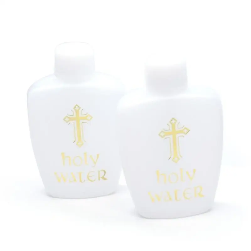 E8BD Catholic Bottle Empty Holy Water Bottles 60ml Catholic Christian ...