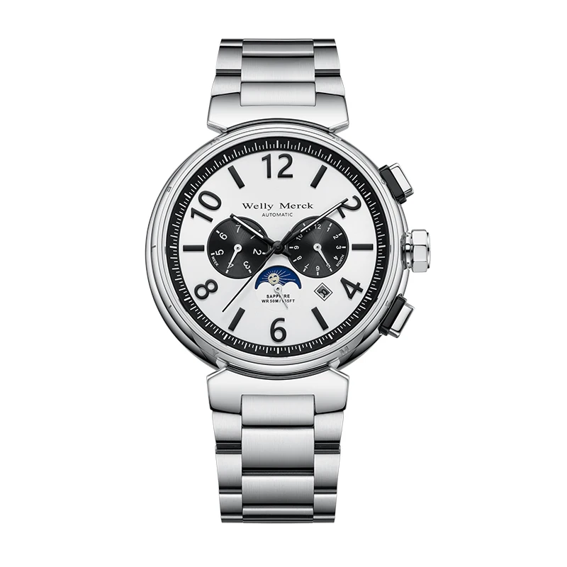 Welly-Merck-Automatic-Mechanical-Watches-Business-Casual-Stainless ...