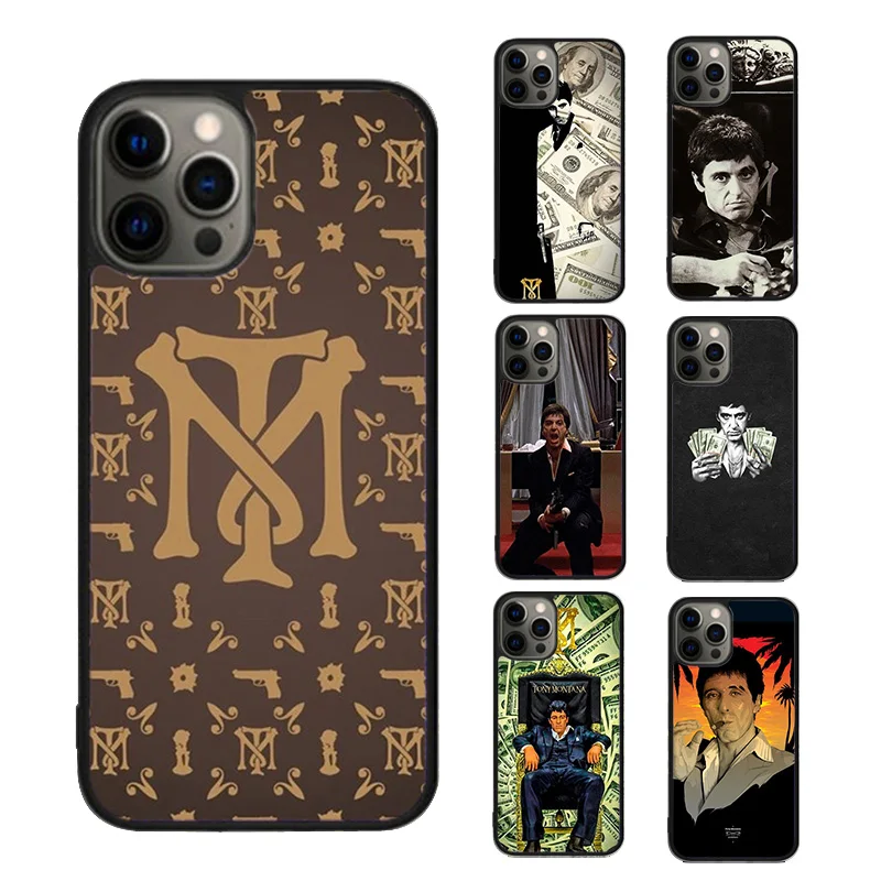 Tony Montana Scarface Phone Case cover For iPhone 14 13 Pro Max Coque ...