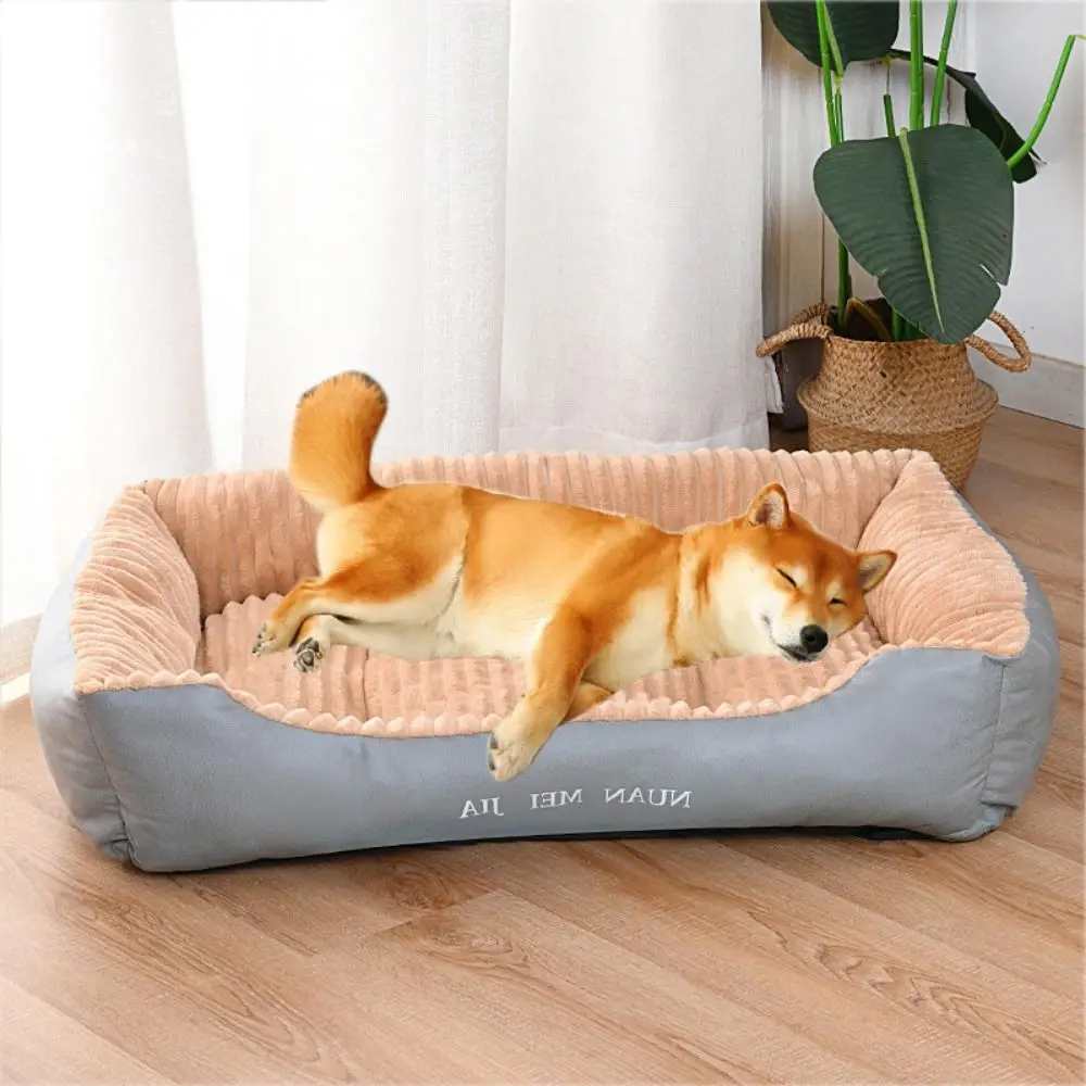 Thickened-Rectangular-Dog-Nest-Plush-Rectangular-Dog-Warm-House-Non ...