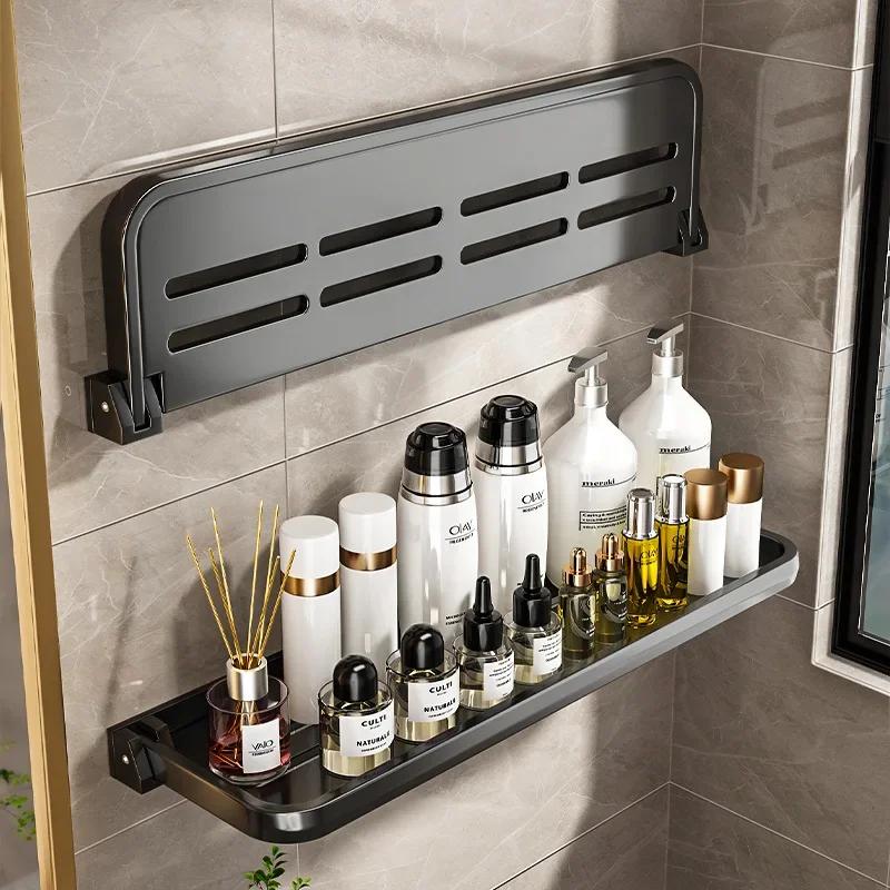 Multi-functional-Foldable-Bathroom-Shelf-Punch-free-Shampoo-Shower ...