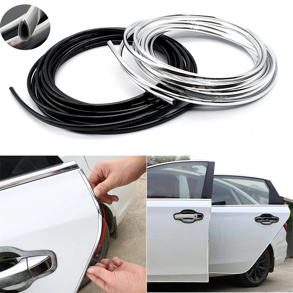 6m Car Door Edge Scratch Protection Strips Bumper Anti Collision Strip ...