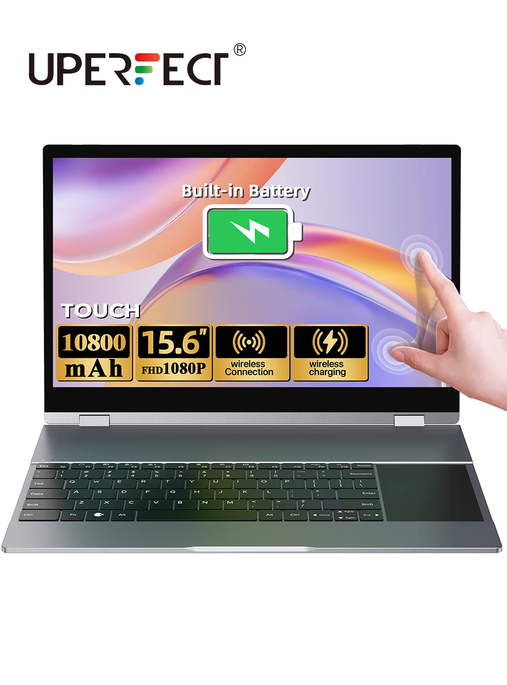 UPERFECT-X-15-Pro-Wireless-Lapdock-Dex-Monitor-Portable-with-Keyboard ...