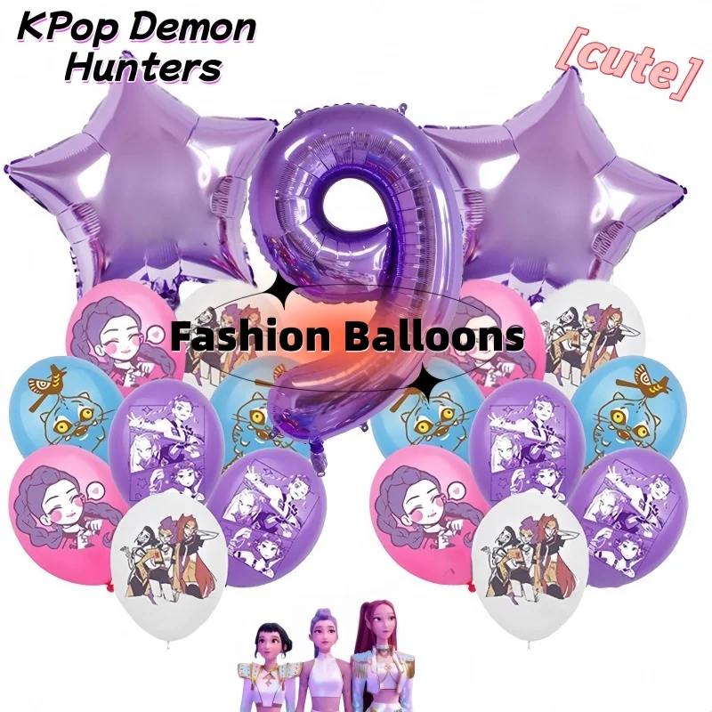 K-pop demon hunters Rumi Mira balloon cute cartoon personalized ...